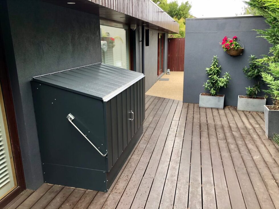 the BikeBox | Secure Bicycle Storage box for up to 3 bikes