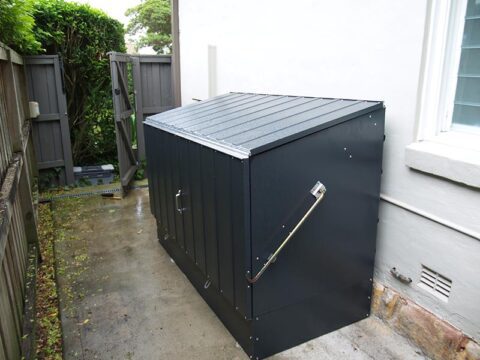 the BikeBox | Secure Bicycle Storage box for up to 3 bikes