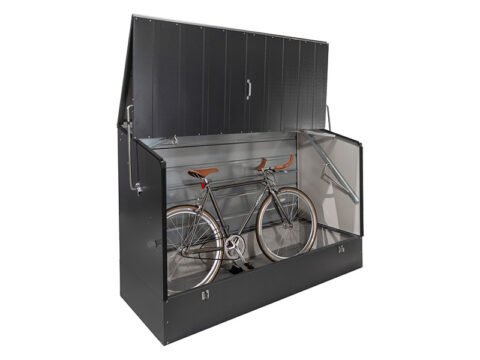 the BikeBox | Secure Bicycle Storage box for up to 3 bikes